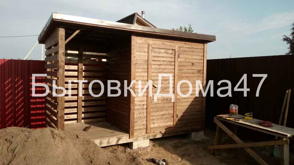 Деревянные хозблоки для дачи купить недорого спб